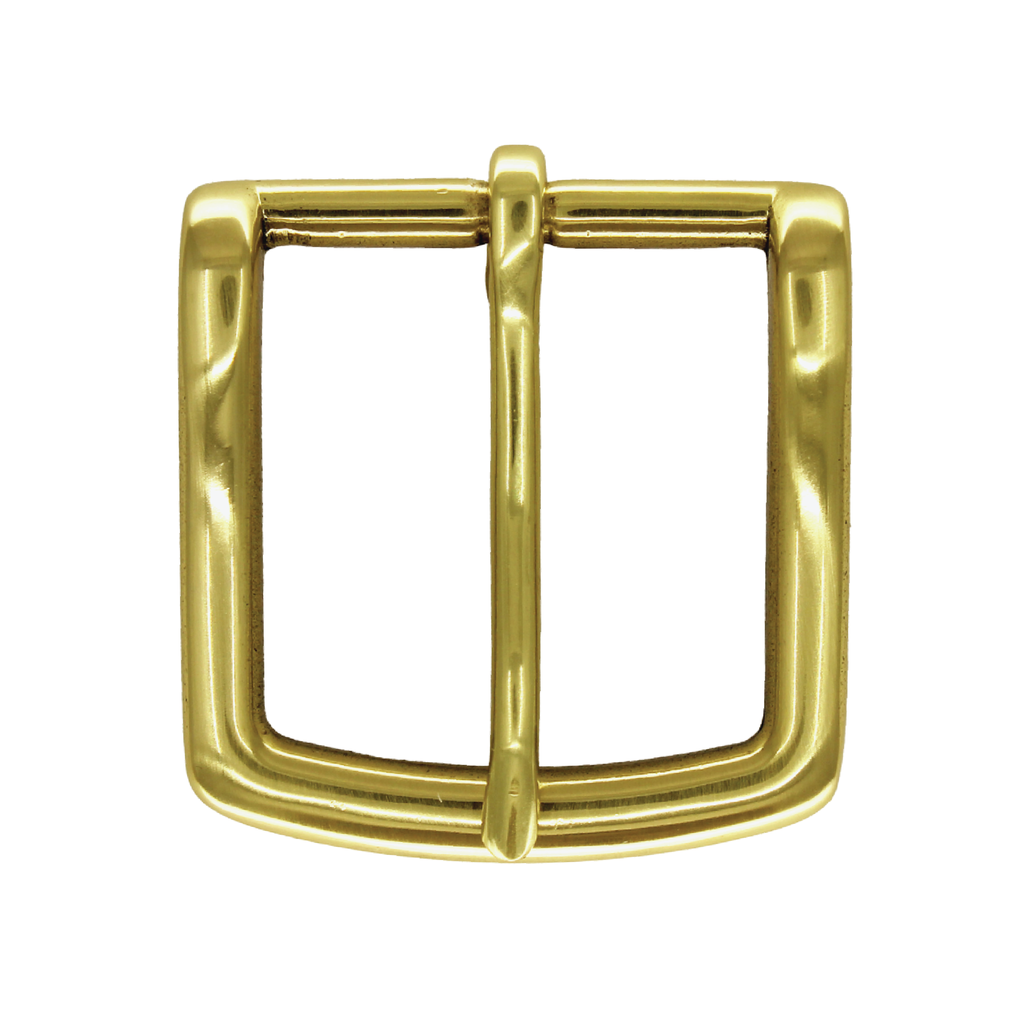 #1049 Polished Brass Buckle – HIDEMEN